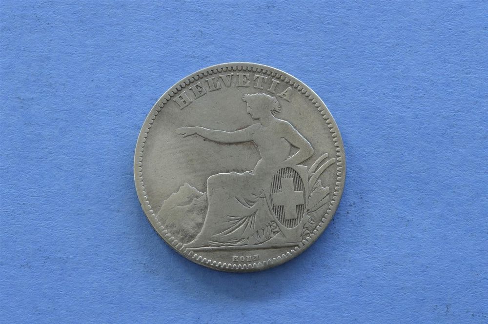 2 Franken 1862 (Gebraucht) in Oberglatt für CHF 43 – mit Lieferung auf Ricardo kaufen