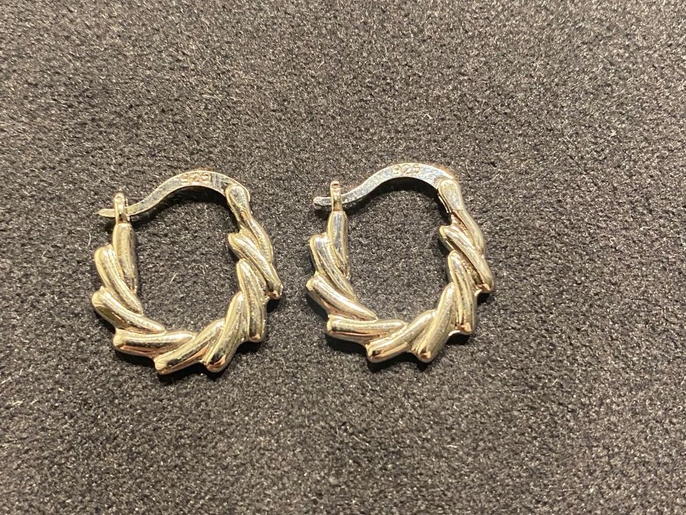 Creolen 925 Silber, weissvergoldet (Neu (gemäss Beschreibung)) in Anglikon für CHF 10 – mit ...