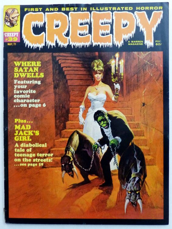 CREEPY #39 🔑 KEY ISSUE 1ST SOLO STORY HORROR MAGAZINE 1971 (Gebraucht ...