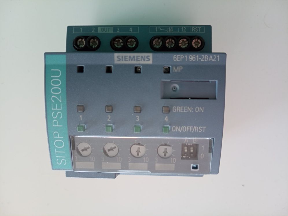 Siemens SITOP PSE200U 10A Selektivitaetsmodul 6EP1961-2BA21 | Kaufen ...