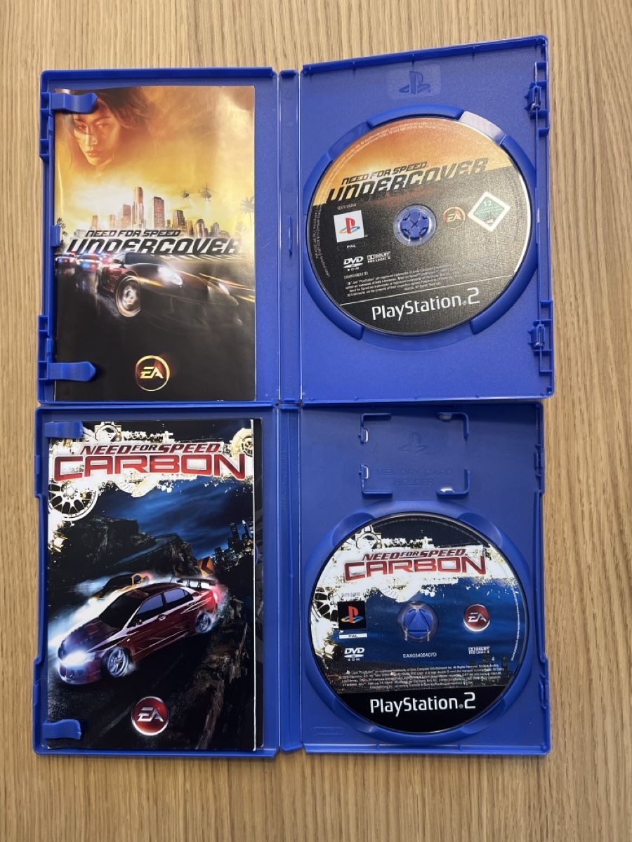 Playstation 2 PS2 - Need for Speed Carbon + Undercover (Gebraucht) in ...