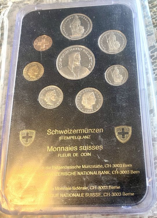 Switzerland coin set 1995 proof (Neu und originalverpackt) in Zürich für CHF 19 – mit Lieferung ...
