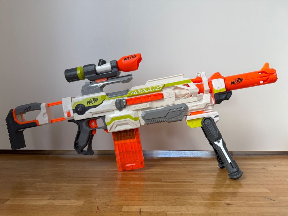 Nerf Modulus ECS10 Blaster (Gebraucht) in Zug für CHF 15 – mit ...
