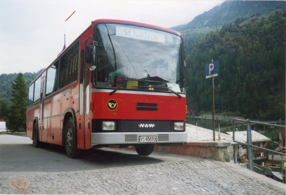 St. Niklaus VS - Postauto VS 45880 (Gebraucht) in Niedergesteln für CHF 4.8 – mit Lieferung auf ...