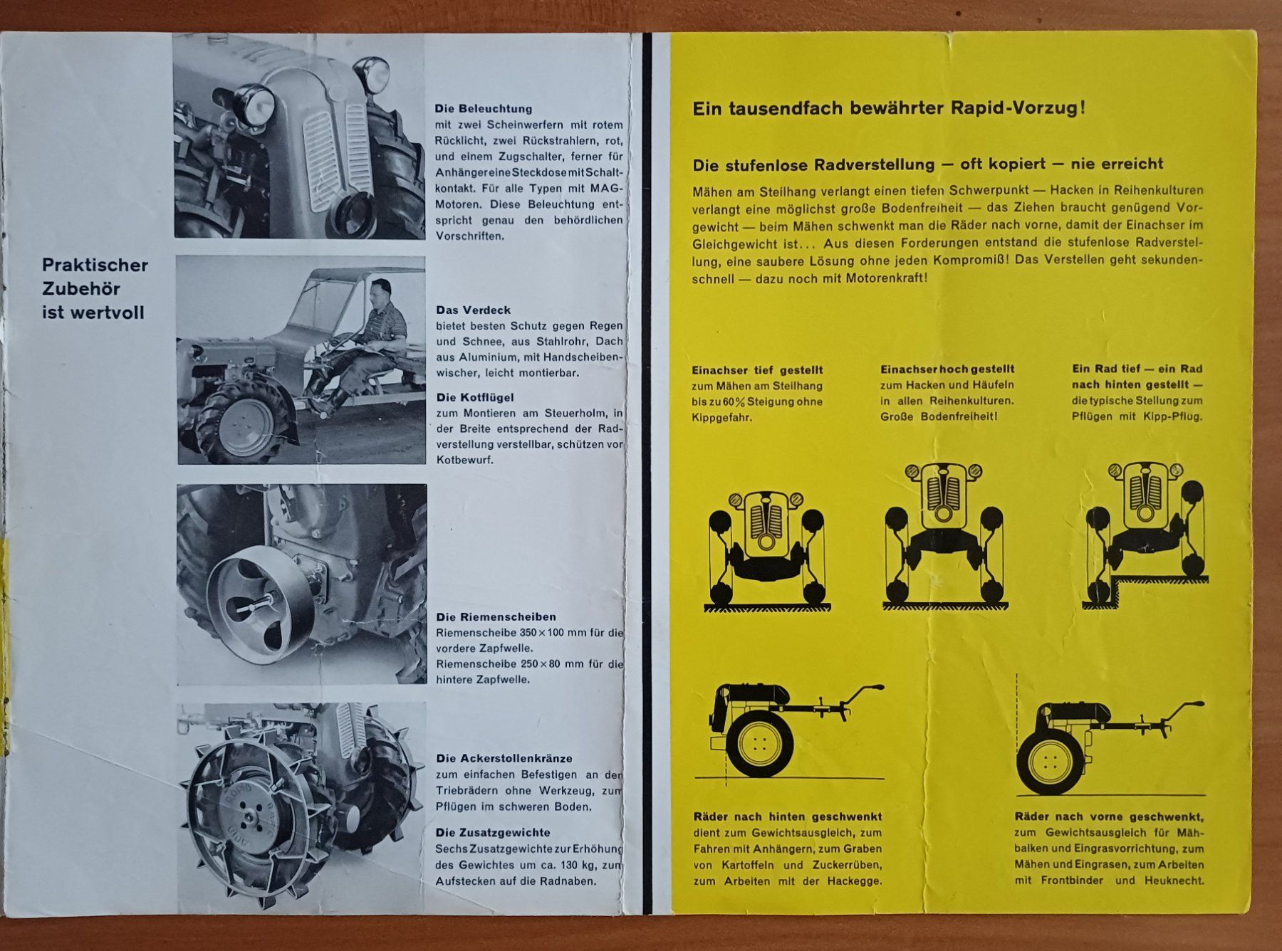 Rapid - S -Spezial - Einachser - Original Prospekt (Gebraucht) in ...