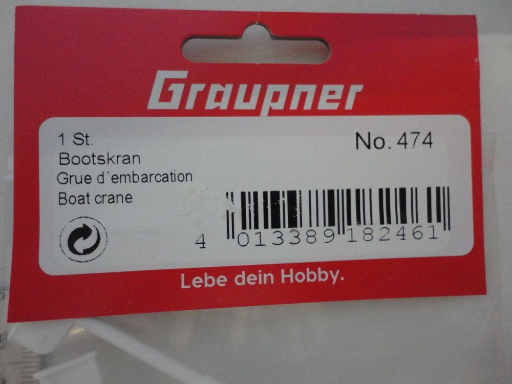Bootskran Graupner (TITO NERI u.a.). | Kaufen auf Ricardo