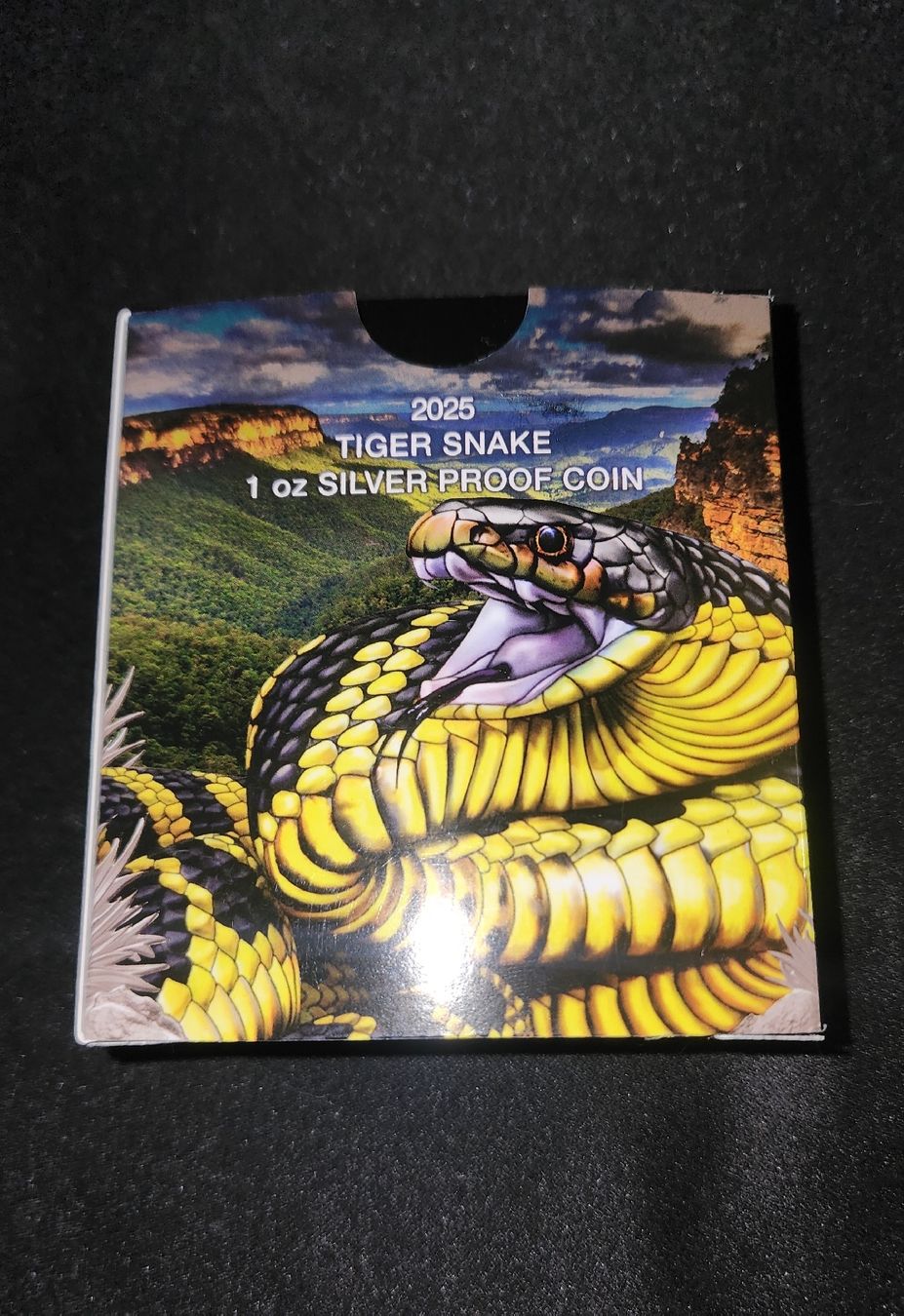 Silver coin 1 oz - Tiger Snake - Deadly & Dangerous - Rare (Neu und ...