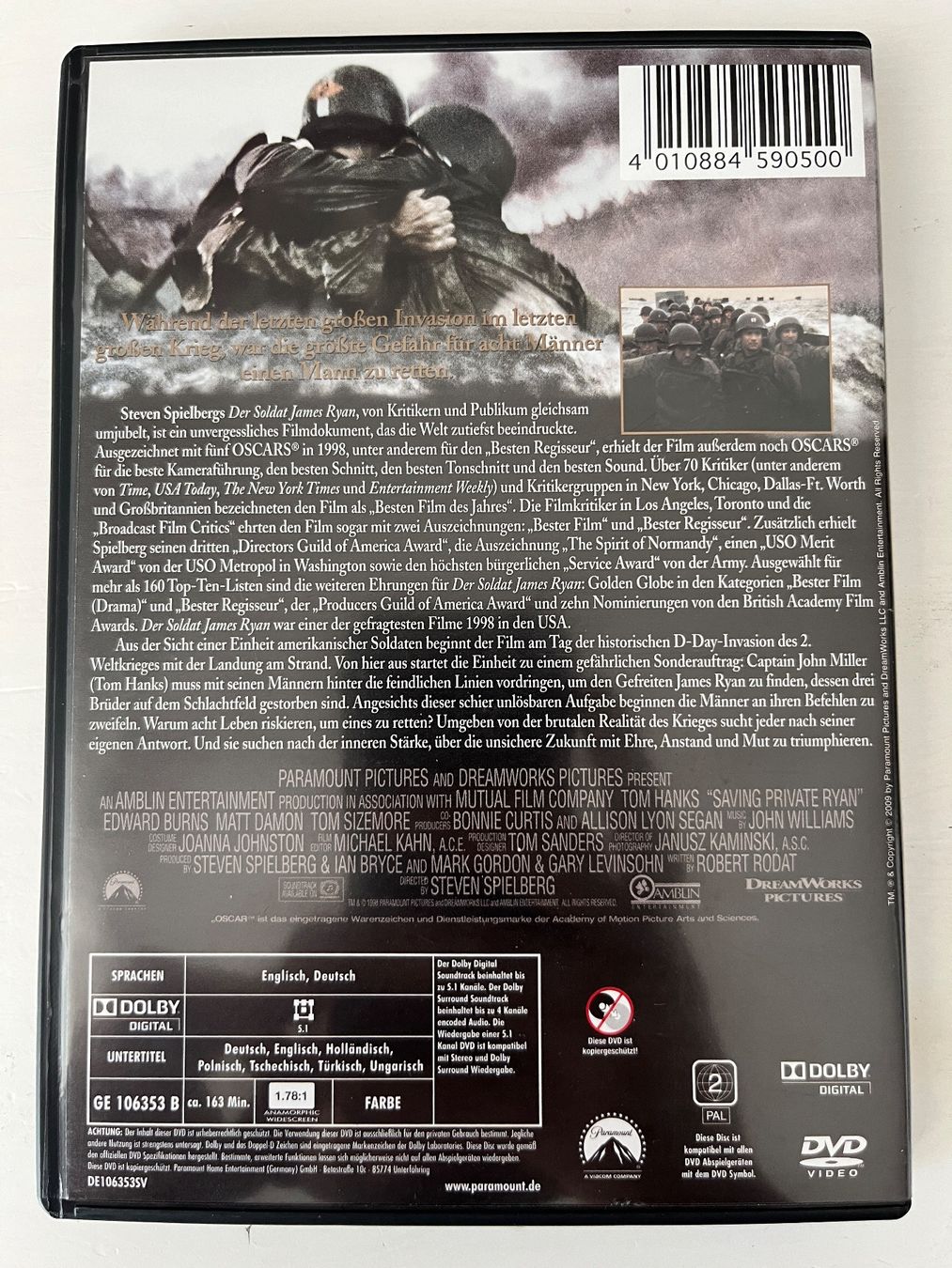 Der Soldat James Ryan (1998) DVD 📀 - Tom Hanks (Neu (gemäss ...