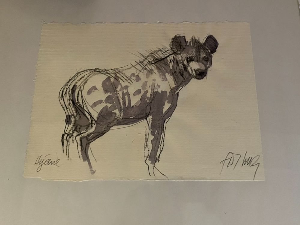 1 Originalzeichnung von Fritz Hug, 1981 direkt b Künstler ge (Gebraucht ...