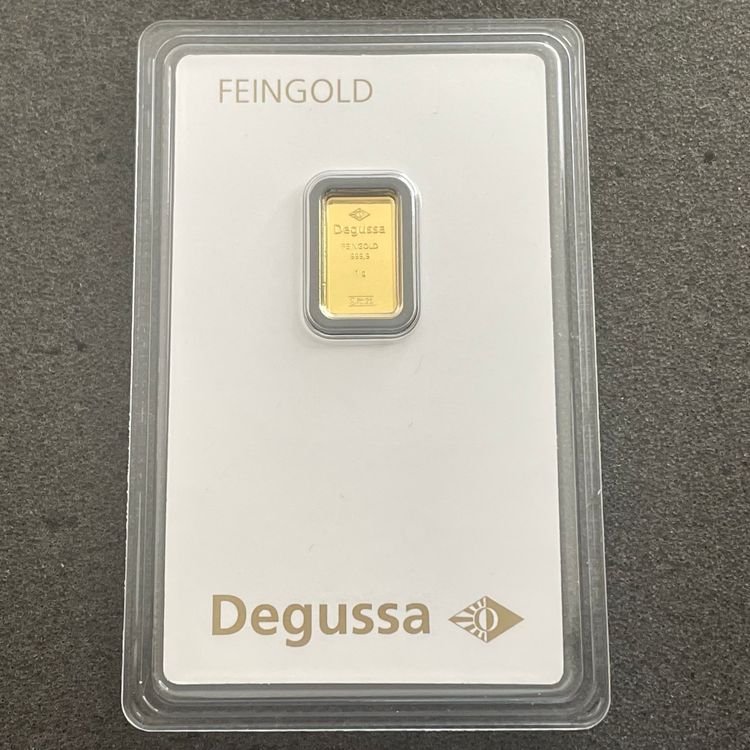 1 gramm Gold Barren Degussa ovp - 2 | Kaufen auf Ricardo