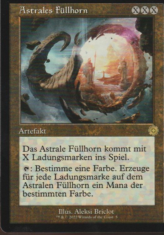 Magic The Gathering MTG Retro Frame Artifacts 05 Astrales Fü (Neu ...