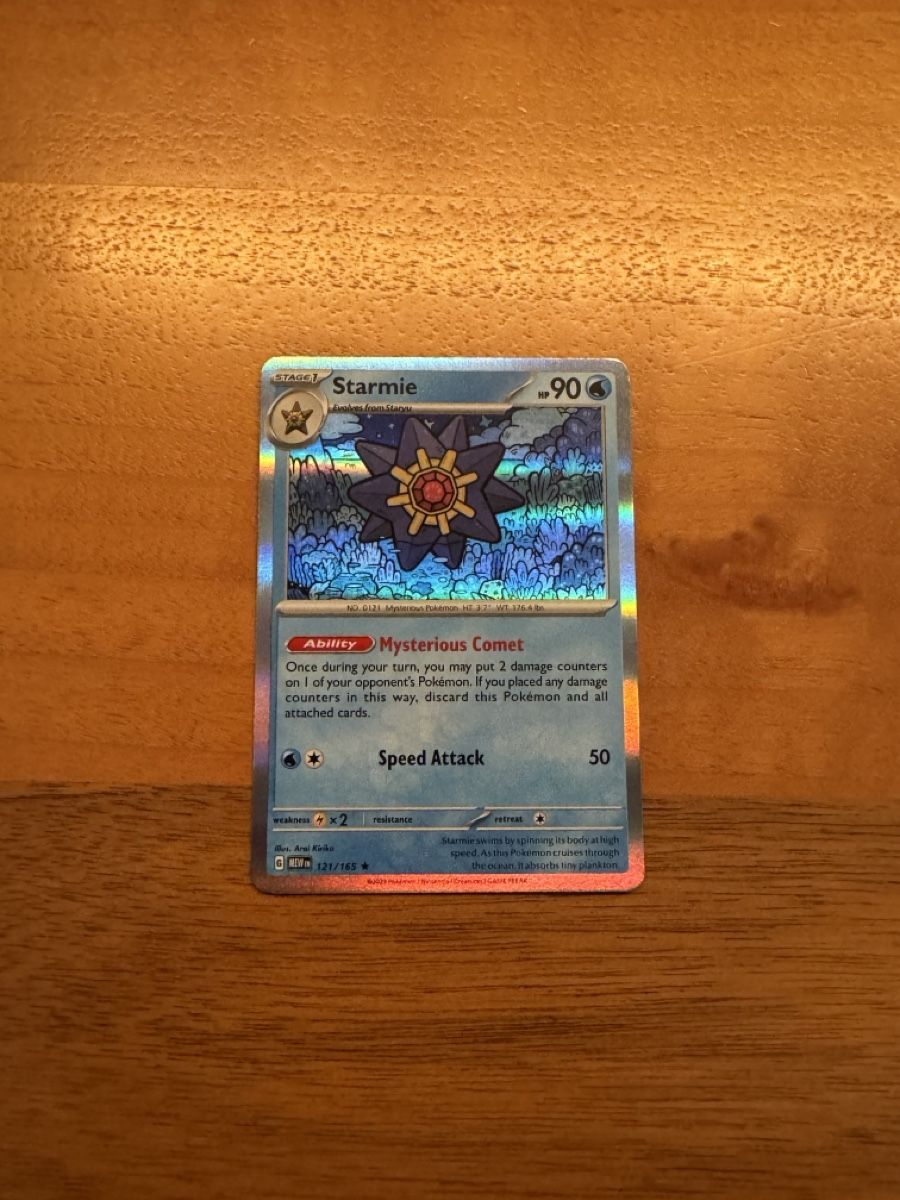 Pokemon MEW 151 EN Starmie 121/165 Holo (Neu (gemäss Beschreibung)) in ...