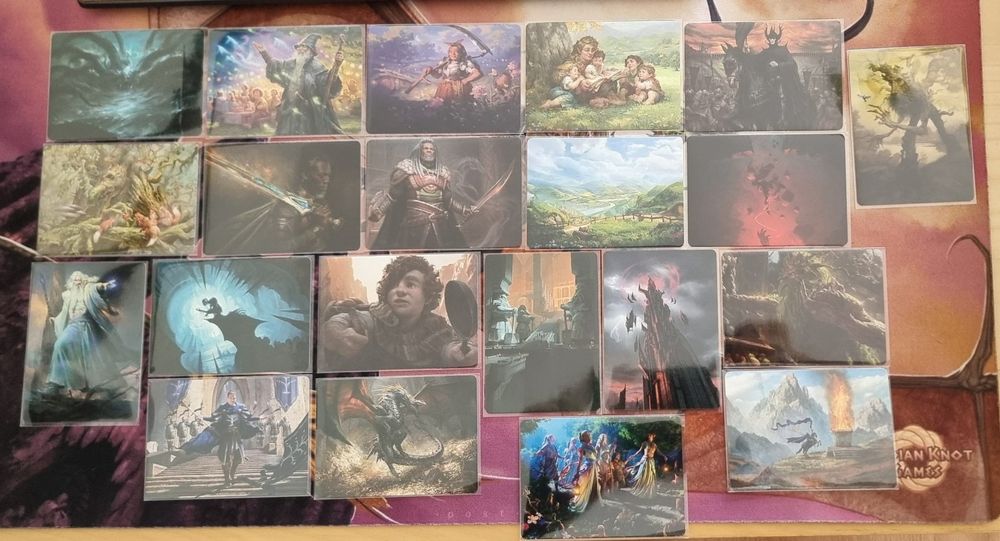 21x Art Series Karten LotR - Magic the Gathering (Neu (gemäss ...