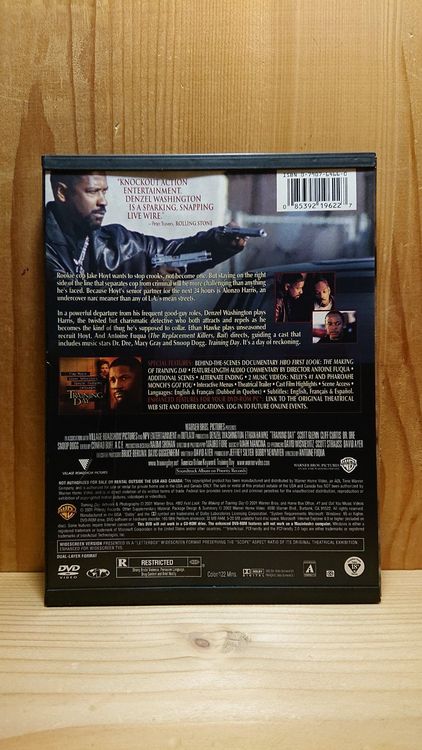 TRAINING DAY DVD mit Denzel Washington und Ethan Hawke (Gebraucht) in ...