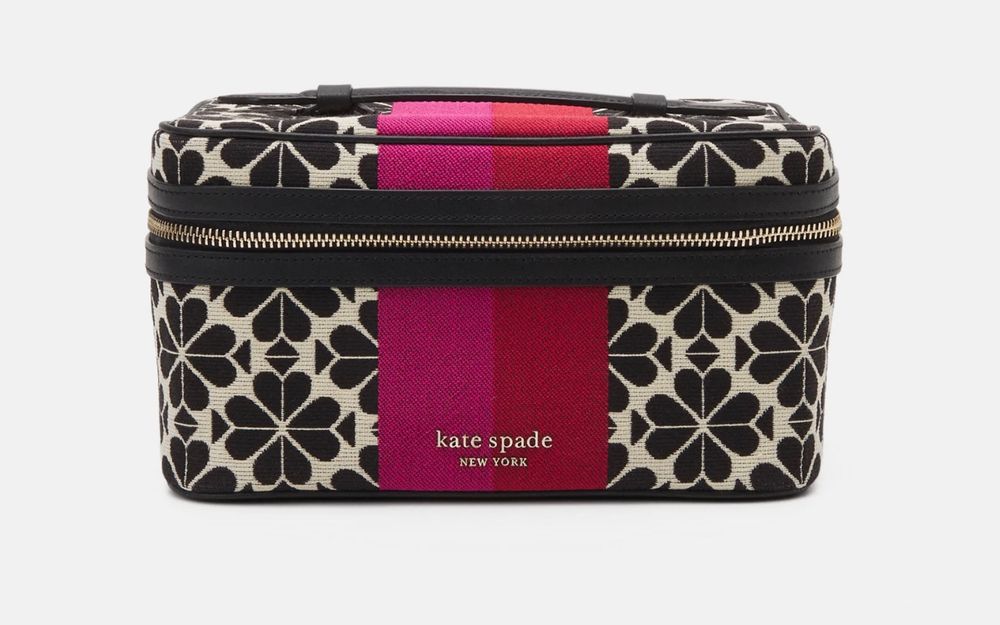 kate spade new york SPADE FLOWER JACQUARD STRIPE VANITY KIT (Neu und ...