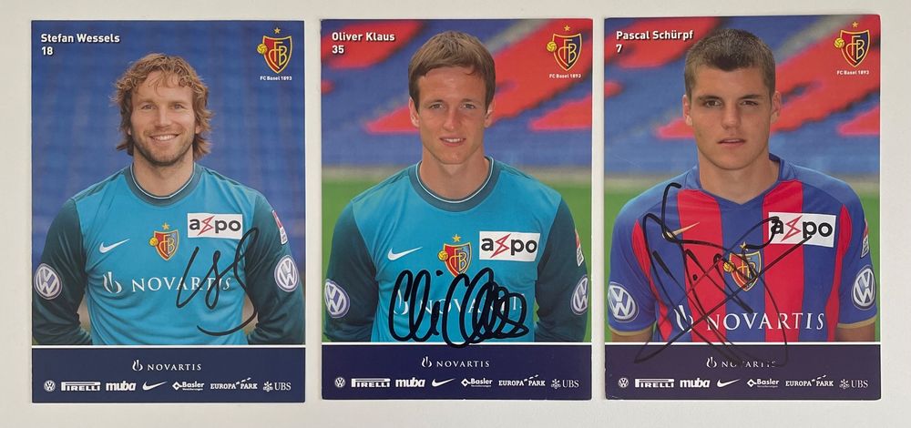 FC Basel Autogrammkarten aus der Saison 2009/2010 | Kaufen auf Ricardo