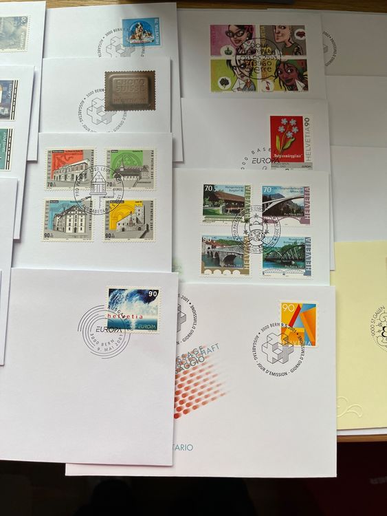 Sammlung von 69 FDC Schweiz aus den 2000er Jahre (Gebraucht) in Murgenthal für CHF 6 – mit ...