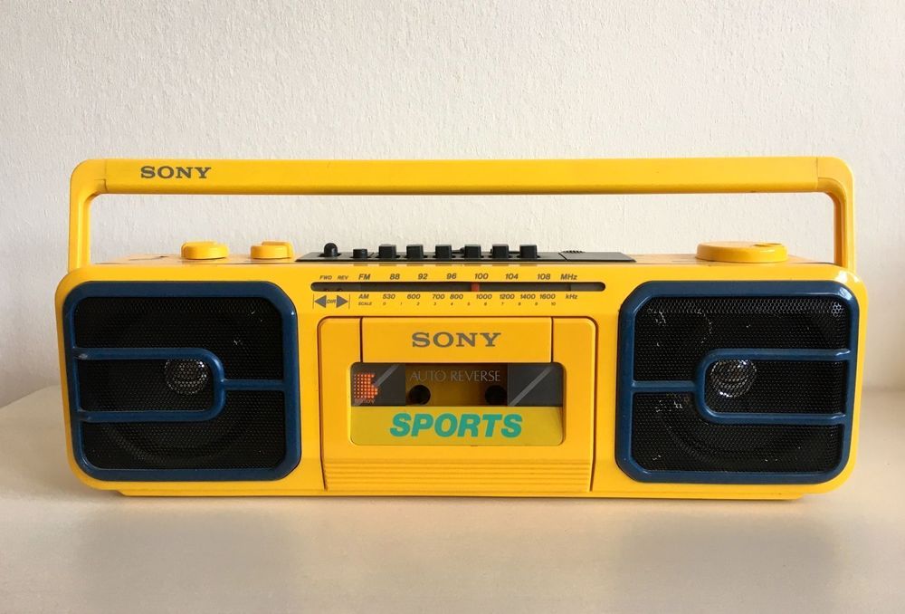SONY Sports CFS-950 Radio- und Kassettenrecorder von 1988 (Gebraucht ...