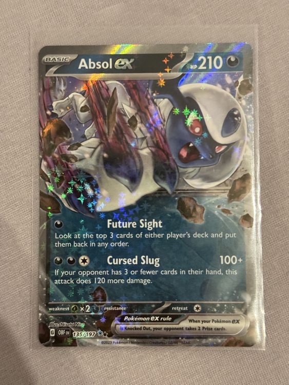 Pokémon Absol ex 135/197 Obsidian Flames | Kaufen auf Ricardo