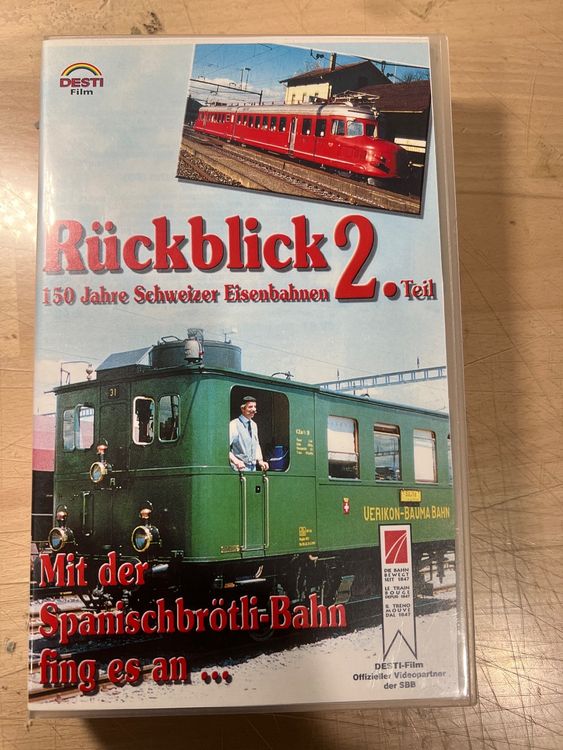 VHS Rückblick 2 150 Jahre Schweiz. Eisenbahnen (Gebraucht) in Dübendorf für CHF 15 – mit ...