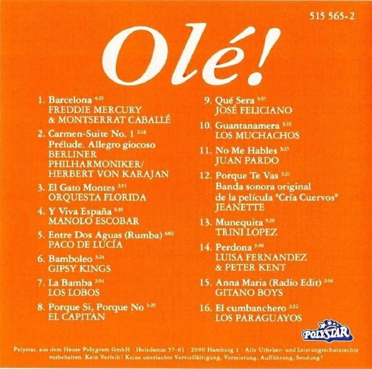 Freddie Mercury, Trini Lopez, Juan Pardo, Paco de Lucia, (D'occasion) à ...