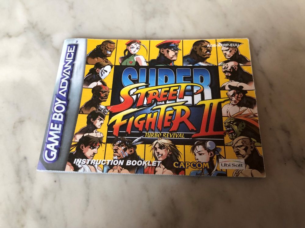 ANLEITUNG FÜR SUPER STREET FIGHTER 2 TURBO REVIVAL GBA | Kaufen auf Ricardo