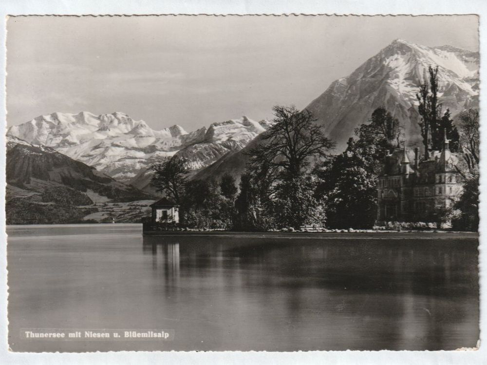 Thunersee Mit Niesen Und BlÜemlisalp 1955 F4 Gebraucht In Ruggell
