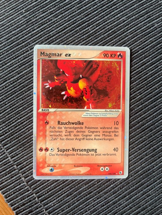 Pokemon Magmar EX holo Rubin Saphir (Gebraucht) in Wabern für CHF 38 ...