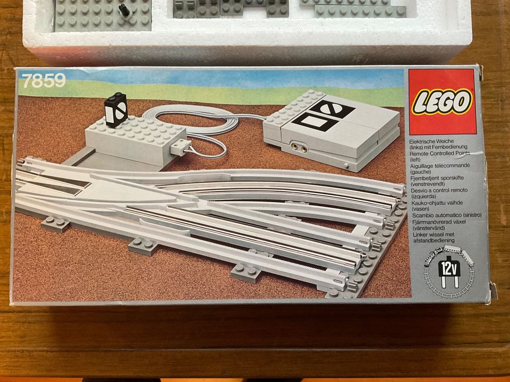 Lego Eisenbahn 12V El. Weiche, links (7859) | Kaufen auf Ricardo