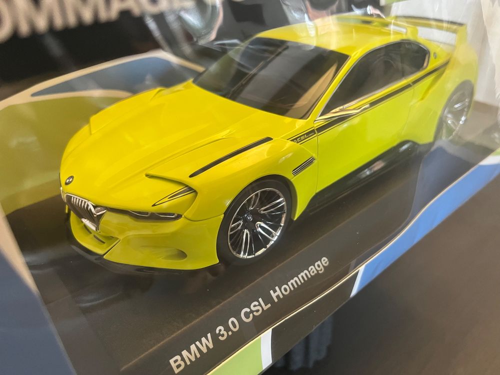 1:18 Hommage Dealer version BMW CSL 3.0 CSL (Neu und originalverpackt ...