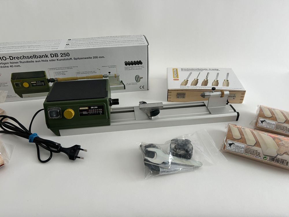 Proxxon Micro-Drechselbank DB 250 mit Zubehör (Gebraucht) in Matzendorf ...