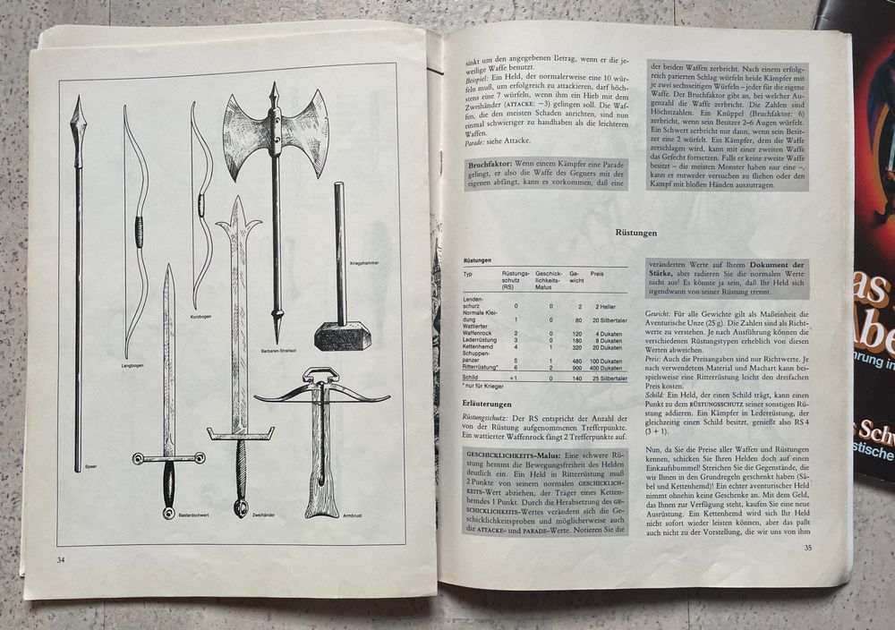 DSA - Abenteuer Basis-Spiel - DSA1 Box 2. Version (Gebraucht) in ...