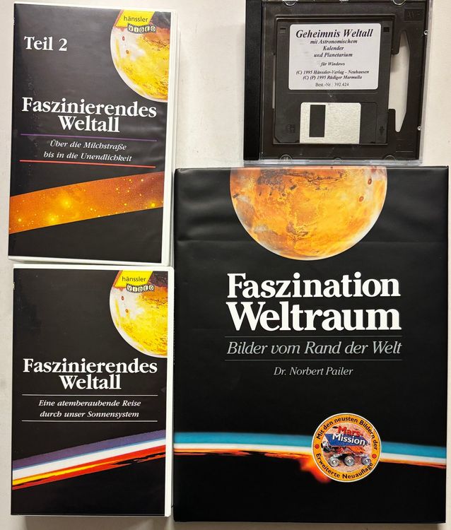 Faszinationn Weltraum - Paket mit Buch, 2 Video, Disk. (Neu und originalverpackt) in Sarnen für ...