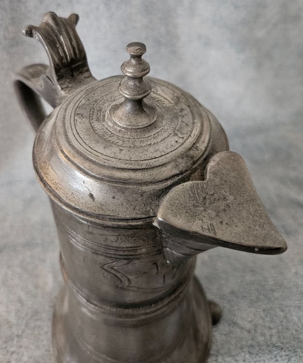 Alte Zinnkanne Karaffe 1756 | Kaufen auf Ricardo