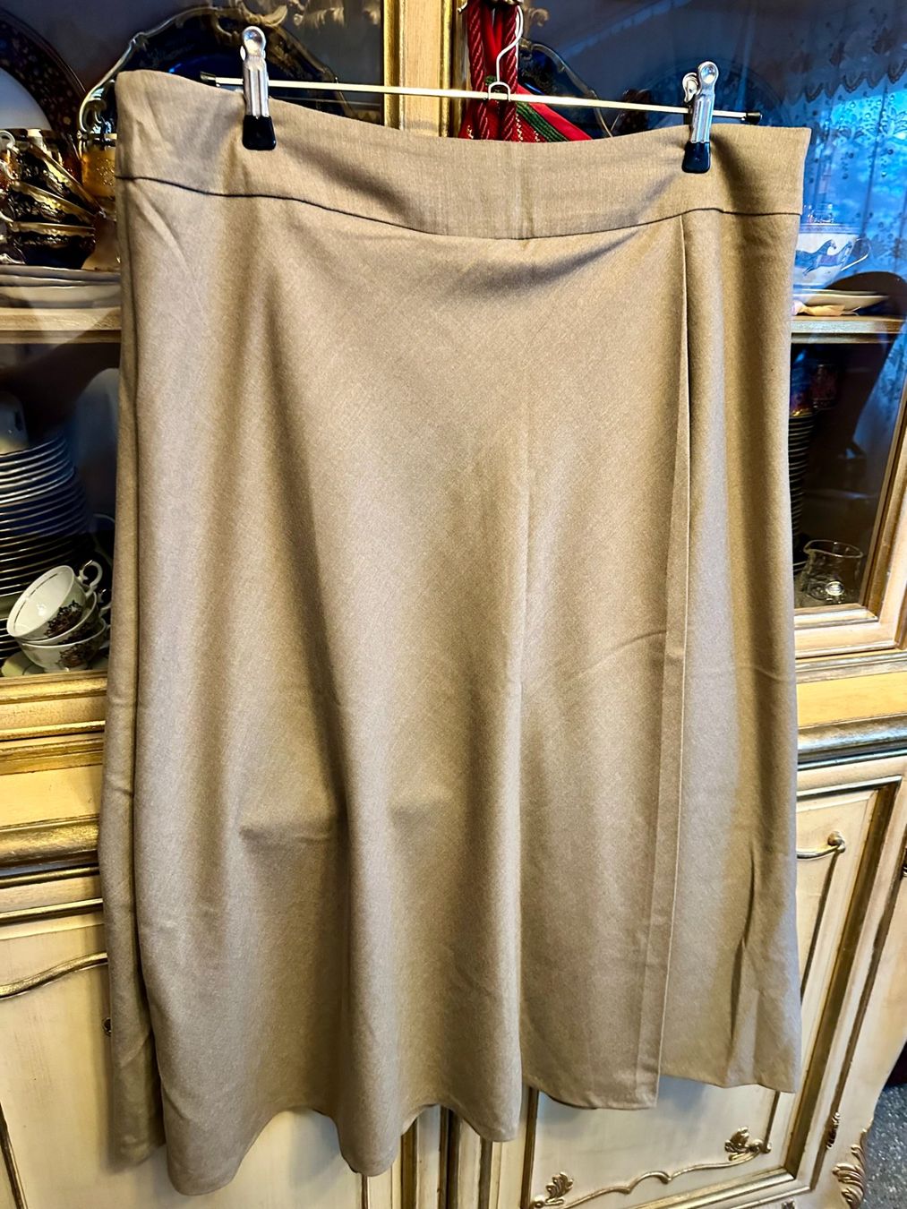 Magnifique jupe trapèze italienne en laine 100% pure Talbots (Gebraucht ...