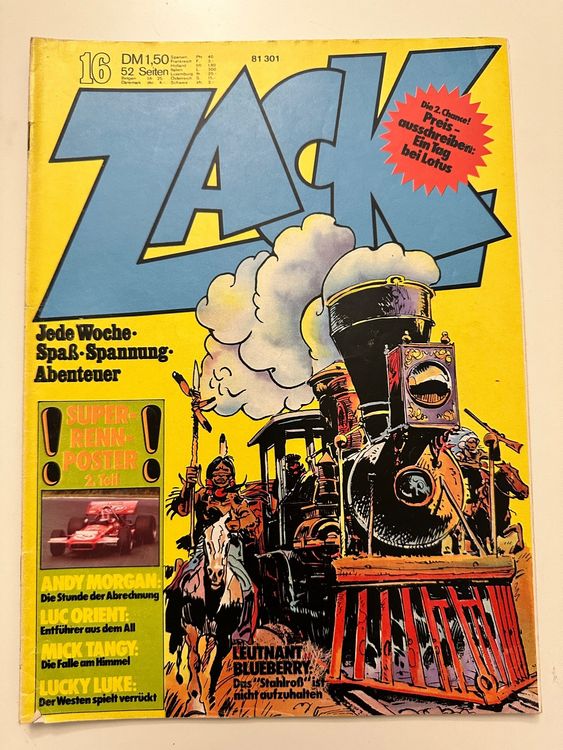 Rarität Zack Comics 16 von 1973 | Kaufen auf Ricardo