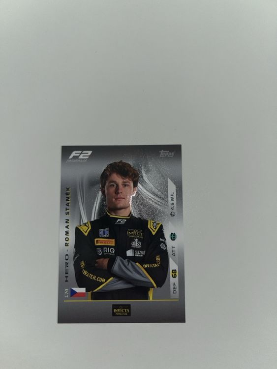 Formula 2 Roman Stanêk topps official trading card (Neu und ...