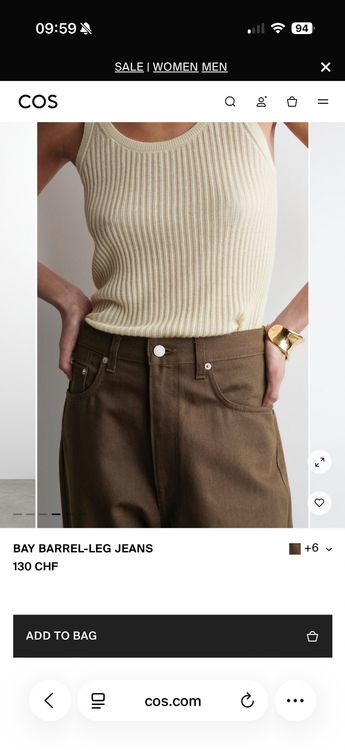 COS Bay Barrel leg Jeans (27) (Neu und originalverpackt) in Basel für ...