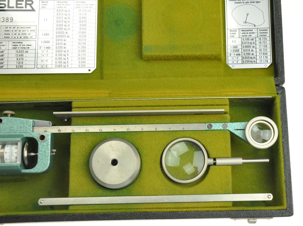 Kompensations-Planimeter von AMSLER 800/13389 inkl. Box (Gebraucht) in ...