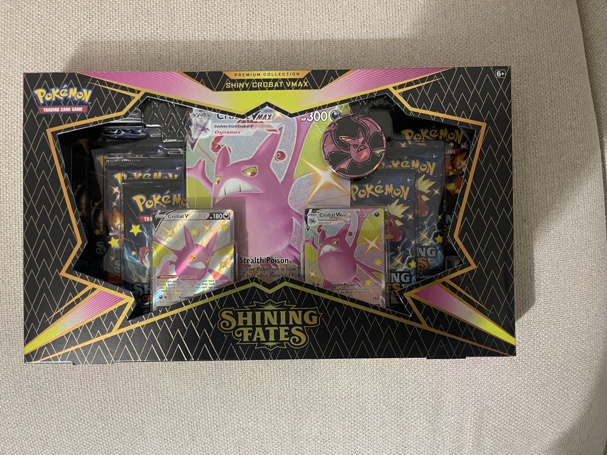 Pokemon shining Fates: Shiny Crobat VMAX Collection OVP (Neu und ...