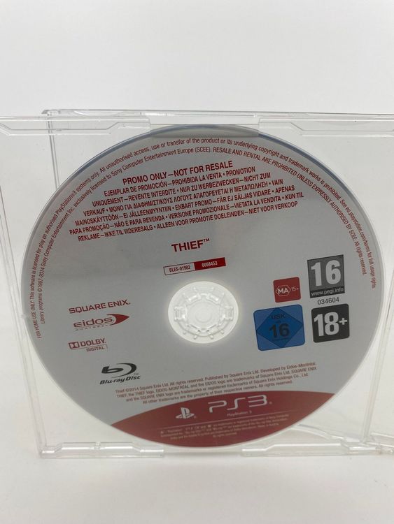 🎮🔴💎 'Thief' PS3 - NFR/Promo - Stealth-Meisterwerk (Gebraucht) in Gossau ...
