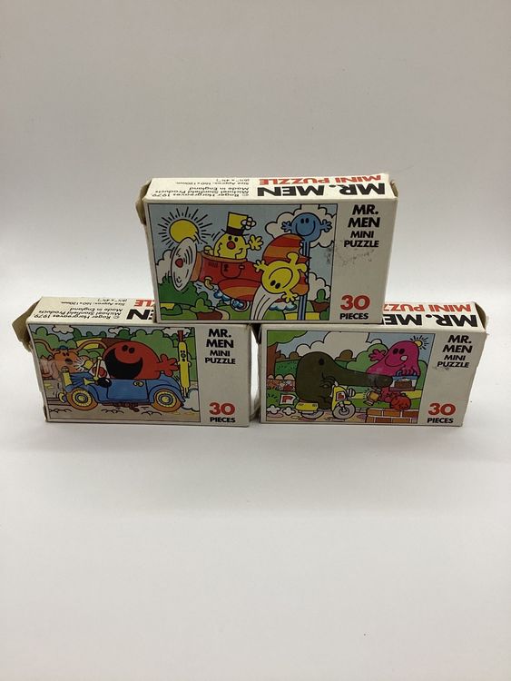 Bundle Mr. Men Mini Puzzle x3 1979 Complete | Kaufen auf Ricardo