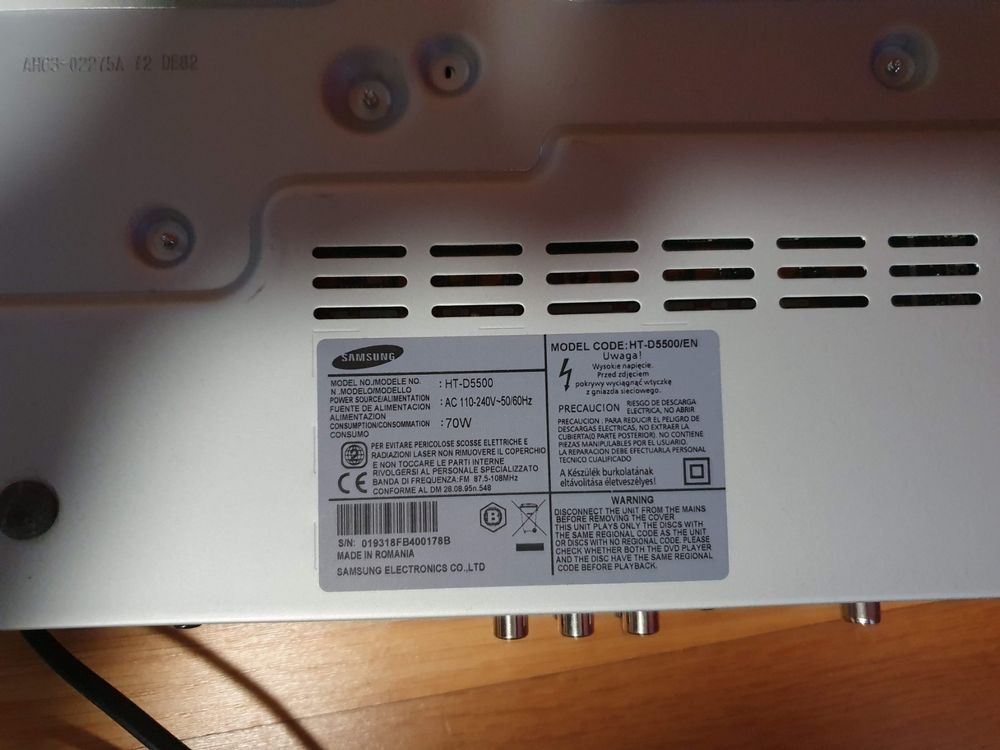 Samsung HT-D5500 3D Blu-ray Heimkinosystem | Kaufen auf Ricardo