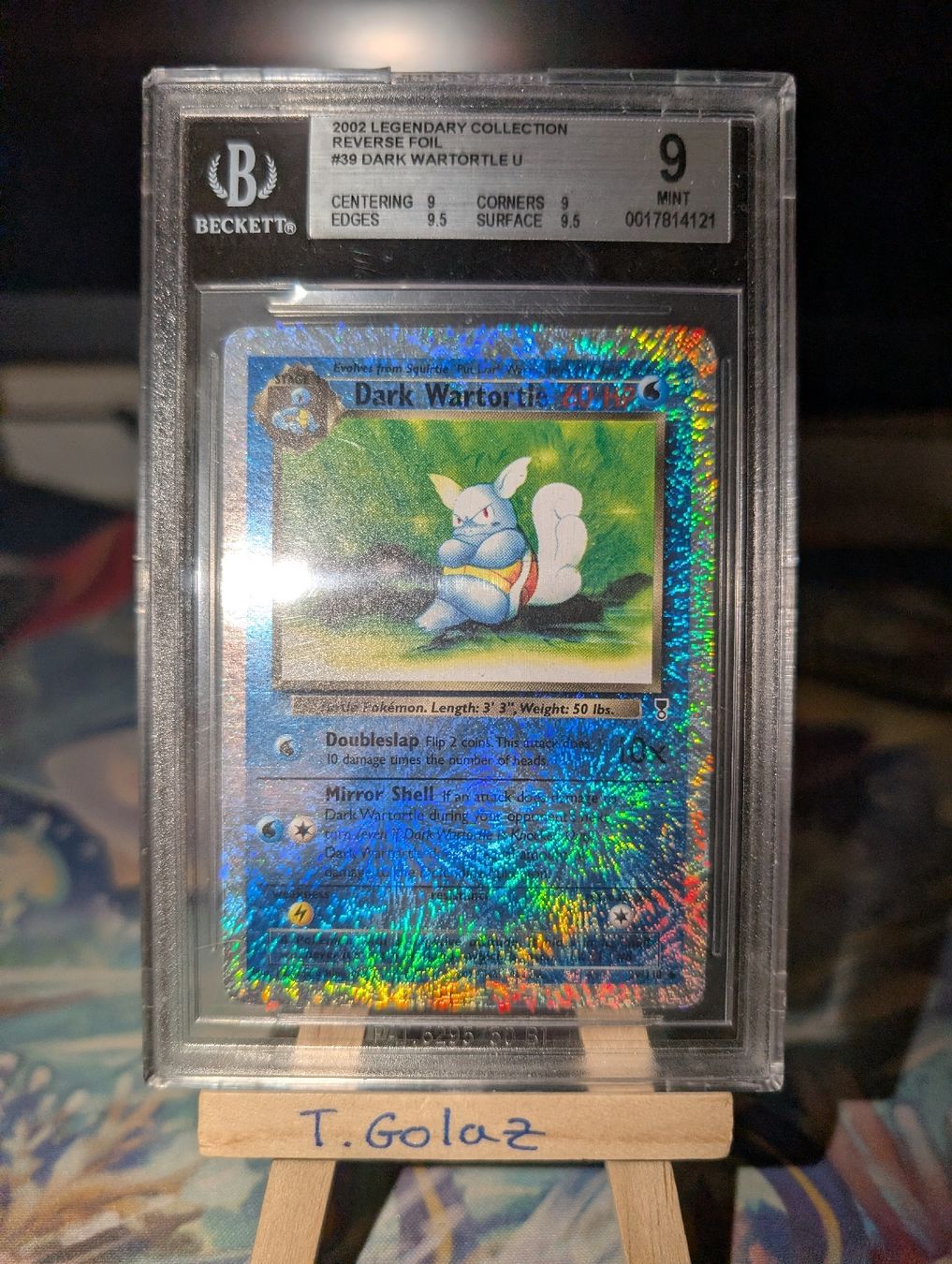 Pokemon Dark Wartortle Reverse Legendary Collection BGS 9 (Neu (gemäss ...