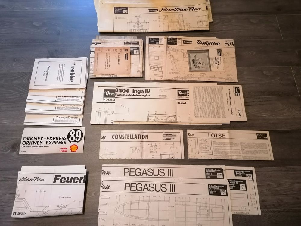 Schnellbauplan und Baubeschreibung Lotse von Graupner | Acheter sur Ricardo