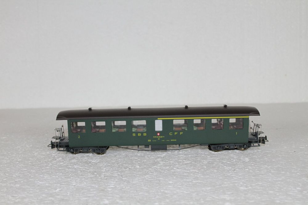 Roco 44730 SBB Seetalwagen AC Achsen ESU Innenbeleuchtung (Gebraucht ...
