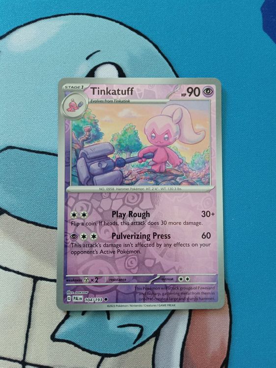 Tinkatuff 104 - Paldea Evolved Tafforgita Reverse Holo | Kaufen auf Ricardo