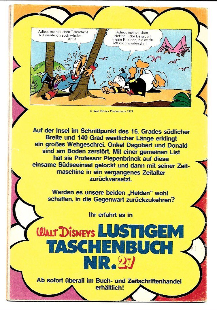Micky Maus Nr. 8 1974, Walt Disney , mit Gutscheinecke (Gebraucht) in ...