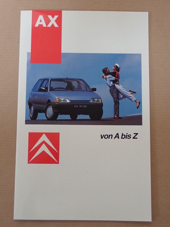 Citroen AX von A bis Z - Broschüre 1986 - P1398 (Gebraucht) in ...