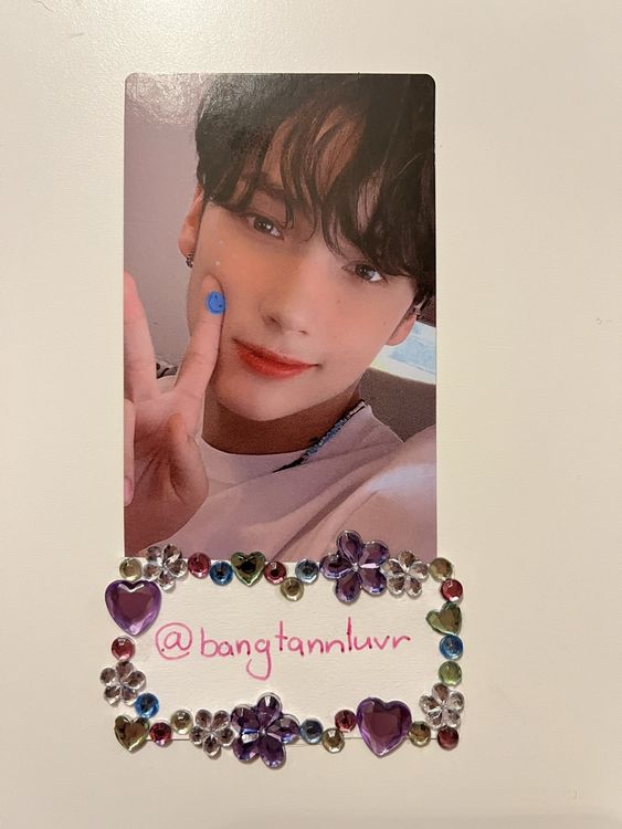 TXT Huening Kai Blue Hour Version R Photocard (Neu (gemäss Beschreibung ...